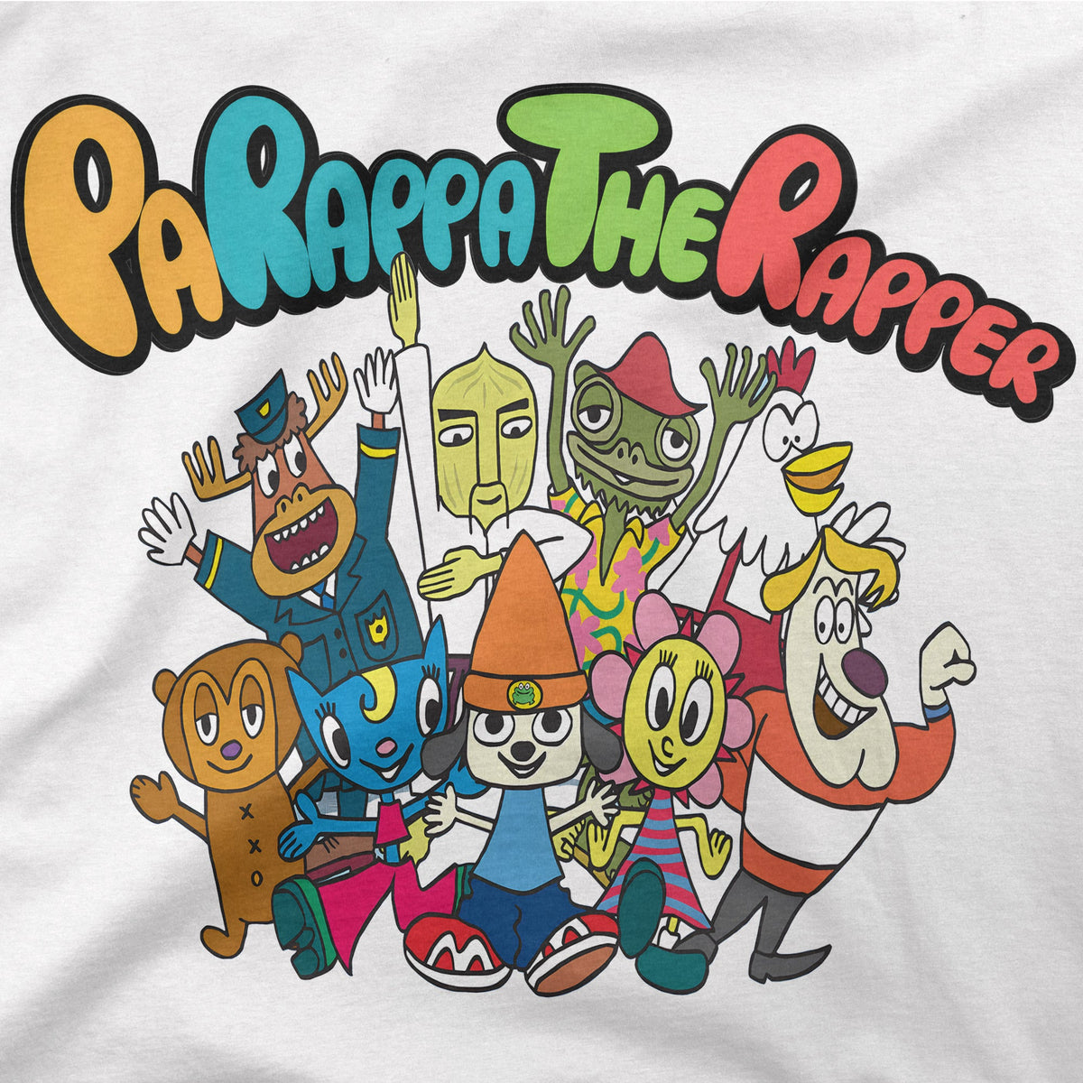 PaRappa the Rapper 'And Crew' Tee – Neckbreaker Tees
