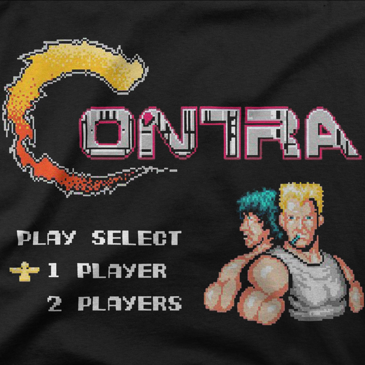 Contra "Start Screen" Tee – Neckbreaker Tees