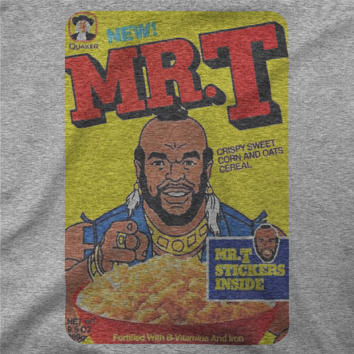Mr. T | Cereal Box | Tee – Neckbreaker Tees