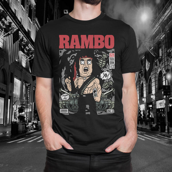 Rambo "Comic" Tee – Neckbreaker Tees